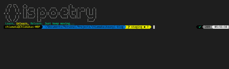 How to Create a Custom Message on your Terminal | Chiamaka Ikeanyi